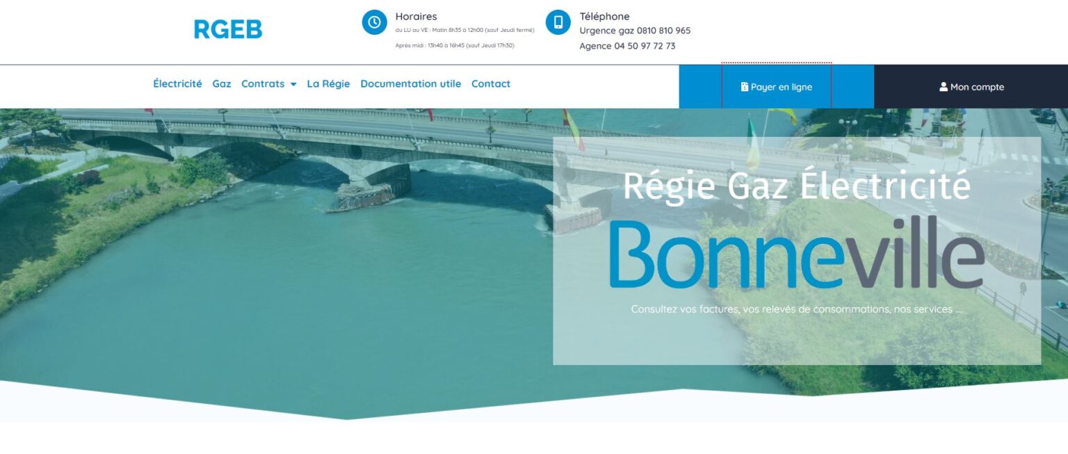 RGEB : Régie Gaz Électricité à Bonneville